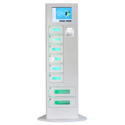 China 8 Doors Restaurant Public Phone Charging Stations With Remote Platform for sale