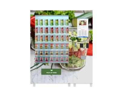 China Healthy Food Vending Locker , Salad Vending Machine With Remote Control System for sale