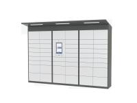 China Intelligent Parcel Delivery Lockers Metal Storage Cabinet For Public Safe for sale