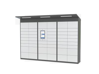 China Intelligent Parcel Delivery Lockers Metal Storage Cabinet For Public Safe for sale