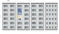 China Coin Bill Acceptor Credit Card Android Vending Lockers for sale
