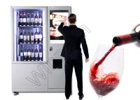China Smart Multi Language Wine Vending Machine With Refrigerator Elevator for sale