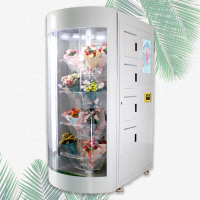 China Fresh Fruits Winnsen Flower Bouquet Vending Machine With Cooling System for sale