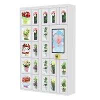 China 24/7 Different Doors Flowers Locker Vending Machine with 15.6