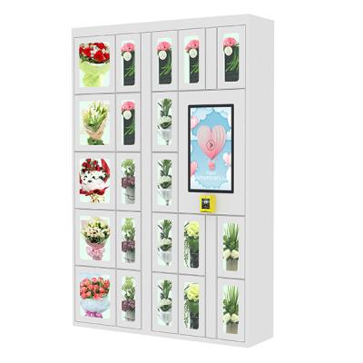 China 24/7 Different Doors Flowers Locker Vending Machine with 15.6
