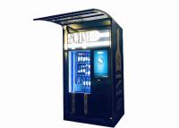 China Automated 22 Inch Wine Vending Machine With Refrigerator And Elevator for sale