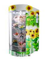China Big 24 Box Storage Hibiscus Bouquet Vending Machine for sale