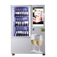 China Smart Payment Refrigerator Champagne Wine Vending Machine Age Verification for sale