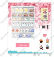 China Touch Screen Credit Card Salad Jar Vending Machine for sale
