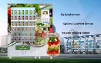 China Touch Screen Credit Card Salad Jar Vending Machine for sale