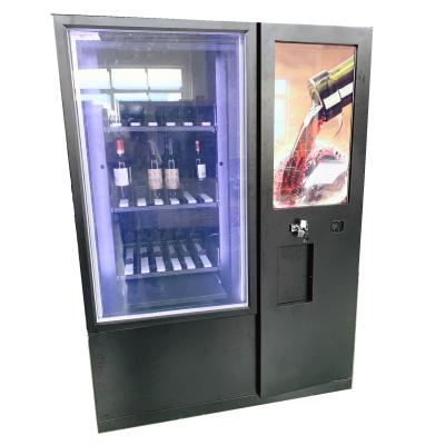 China Custom Wine Vending Machine With Elevator And Card Reader for sale