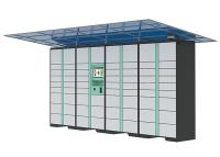 China Intelligent Parcel Delivery Lockers With Bar Code / Stainless Steel Keypad for sale