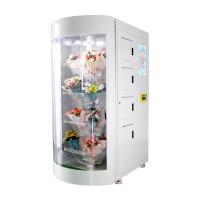 China 24 Hours Convenience Store Self Service Fresh Flower Vending Machine With Refrigerator And Humidifier for sale