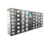 China Customization Stainless Steel Vending Locker With Remote Management Touch Screen For Ads for sale