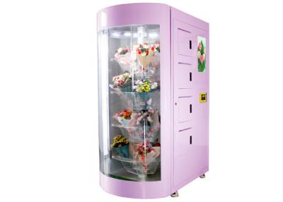 China 24 Hour Florist Fresh Flower Station Vending Machine With Remote Control for sale