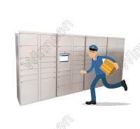 China Smart outdoor community apartment Quick Drop off  And Pickup Automated parcel delivery click and collect  locker for sale
