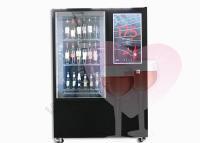 China Smart Touch Screen Electronic Vending Machine for Beverage champagne sparkling wine beer spirit for sale