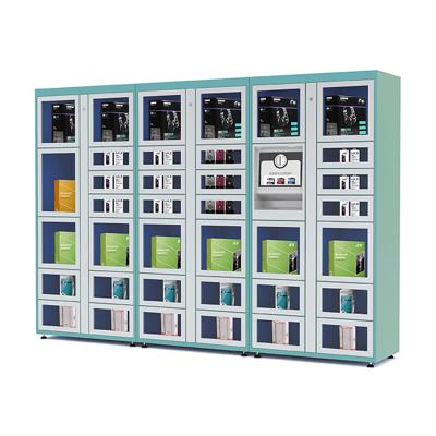 China Snack Beverage Vending Lockers Machine With Remote Control For Safety for sale