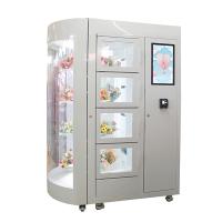 China Automatic Flower Vending Machine For Bouquets With Transparent Shelf Display for sale