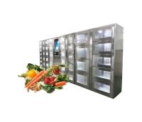China Stainless Steel Vending Locker For Vegetable Fruits Phone App Integration for sale
