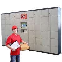 China Advertising Screen Parcel Delivery Locker For Apartment Supermarket Office Building for sale