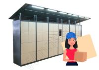 China Smart Outdoor LPG LNG Vending Locker Gas Exchange Cylinder Click And Collect Credit Card Payment for sale