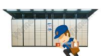China Smart 24 Hours Wifi LPG LNG Vending Lockers Gas Exchange Cylinder Barcode Password Credit Card Payment for sale