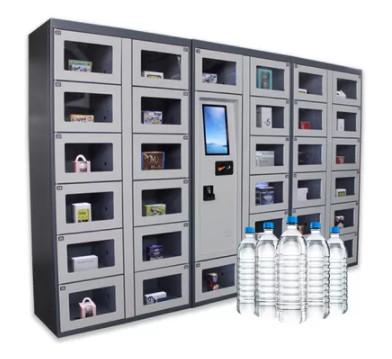 China Smart 24 Hours Wifi LPG LNG Vending Locker Gas Exchange Cylinder Vegetables Fruits Credit Payment for sale