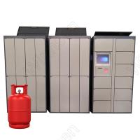 China Smart 24 Hours Wifi LPG LNG Vending Locker Gas Exchange Cylinder Vegetables Fruits Credit Payment for sale