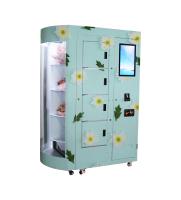 China Indoor Use 240V Flower Vending Machine With Humidifier Credit Card Payment for sale