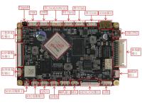 China Rockchip RK3568 Facial Recognition Motherboard Access Control Linux Embedded Board for sale
