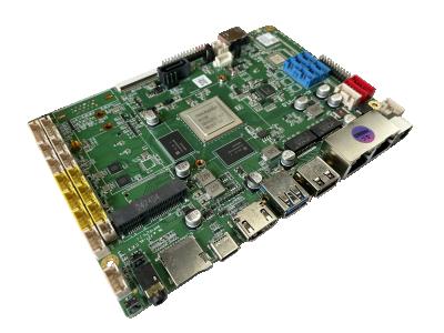 China RK3566 Board with 1.8 GHz CPU, 10M/100M Network Support, and 2.4G/5G Dual-band WiFi 6 Module for IoT Edge Computing for sale