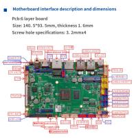 China Ubuntu Motherboard with Rockchip RK3576 Octa-core 2.2 GHz CPU, 8K Decoding Resolution, and Timer Switch Support for Commercial Display Systems for sale
