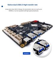 China RK3568 Board with 4K Decoding Resolution Dual Ethernet 1000M and POE RTC with 3-Year Battery Memory Rockchip 3568 Evaluation Board for sale