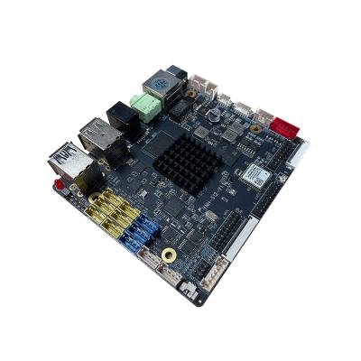 China POS Motherboard with RK3566 Quad-core 1.8 GHz CPU, 4K Decoding Resolution, and 10 USB Ports for Sales Tracker Display for sale