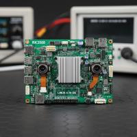 China RK3568 Quad-core 2.0 GHz Face Recognition Motherboard with Dual MIPI Cameras and Linux 4.19 OS for Biometric Security for sale