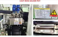 China Hot Air Lead Free Wave Solder Machine Cast Iron Wave Solder Pot for sale
