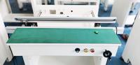 China 70KG 330*250mm PCB Conveyor Adjustable Oblate Belt SMT Buffer for sale