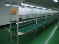 China 6M Green Conductive ESD Belt Conveyor PCBs Pallets Transferring for sale