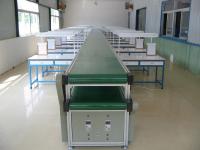 China 12M PCB SMT Production Line 400mm 500mm Width Green PVC ESD Belt Conveyor for sale