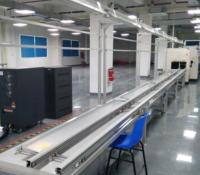 China 1.2M 2M 2.4M Auto Insertion Line Nylon Chain Manual Insertion Conveyor for sale