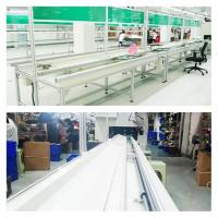 China Aluminium Profile Frame SMT Assembly Line Anti Static 2.4M Dip Conveyor for sale