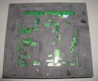 China CTI ROHS 3mm Synthetic Stone PCB Pallet Durostone Solder Pallet for sale