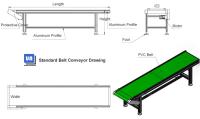 China 4M SMT Production Line Repair Welding PCB Belt Conveyor 220VAC 1Ph for sale