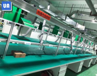 China 4M SMT Production Line Repair Welding PCB Belt Conveyor 220VAC 1Ph for sale