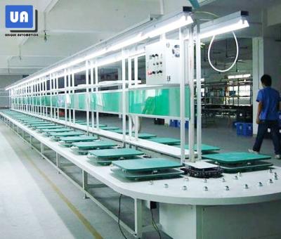 China General SMT Production Line 750mm Height Nylon Chain Aluminium Profile Frame for sale