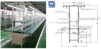 China Anti Static SMT Flat Belt Conveyor 4 Meters Length 8000 Mm/Min for sale