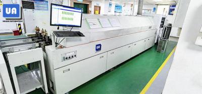 China 400mm PCB SMT Reflow Oven 7 Zones PLC Reflow Oven Machine for sale