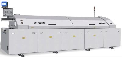 China 2940mm Heating Zone Reflow Solder Machine 1500mm/min Conveyor RF-H800Ⅰ for sale