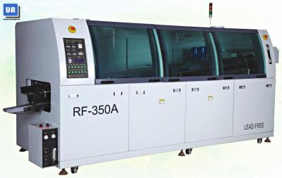 China 3 Zones 350mm PCB Wave Soldering Machine 400kg Solder Pot for sale